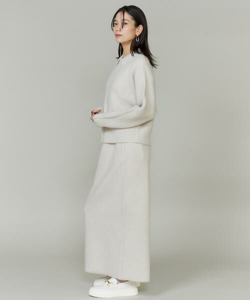 フォックスブレンドタイトスカート《YVON》 （ミニ・ひざ丈スカート）｜INED / イネド ファッション通販 タカシマヤファッションスクエア