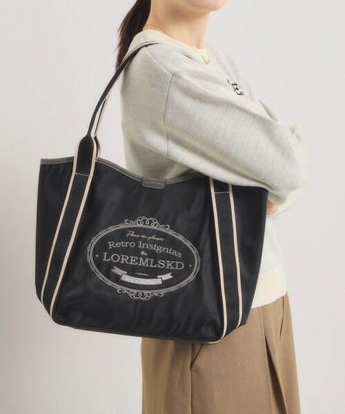 【A4対応】刺繍ロゴトート （トートバッグ）｜ITS'DEMO / イッツデモ ファッション通販 タカシマヤファッションスクエア