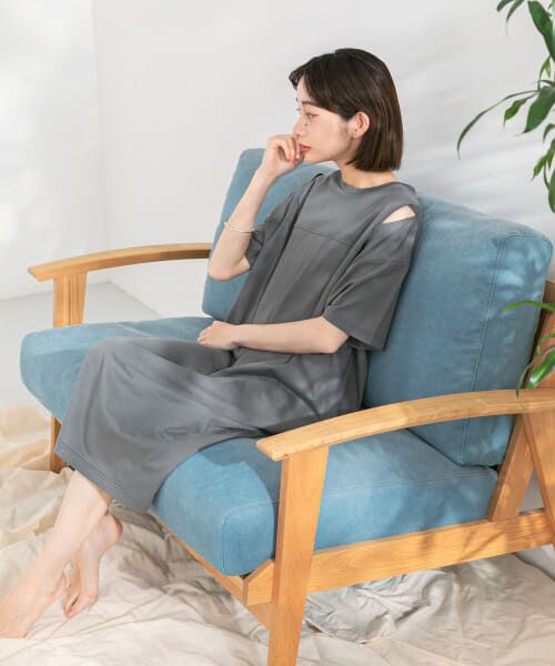 【セール】 illi ショルダースリットカットワンピース （ワンピース）｜＊＊KBF / ケービーエフ ファッション通販 タカシマヤファッションスクエア