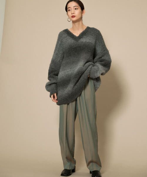 【セール】 シャンブレーヘリンボーンイージーパンツ （その他パンツ）｜＊＊KBF / ケービーエフ ファッション通販 タカシマヤファッションスクエア