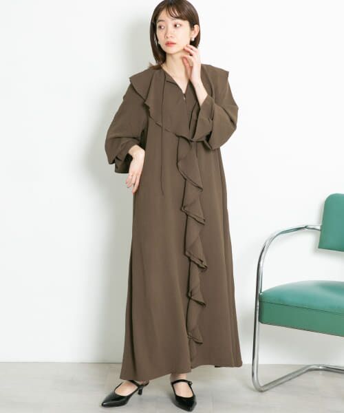 【セール】 『WEB/一部店舗限定』フロントフリルワンピース （ワンピース）｜＊＊KBF / ケービーエフ ファッション通販 タカシマヤファッションスクエア