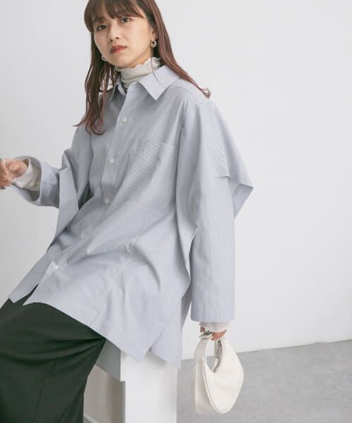 【セール】 BIGレイヤードライクシャツ （シャツ・ブラウス）｜＊＊KBF / ケービーエフ ファッション通販 タカシマヤファッションスクエア