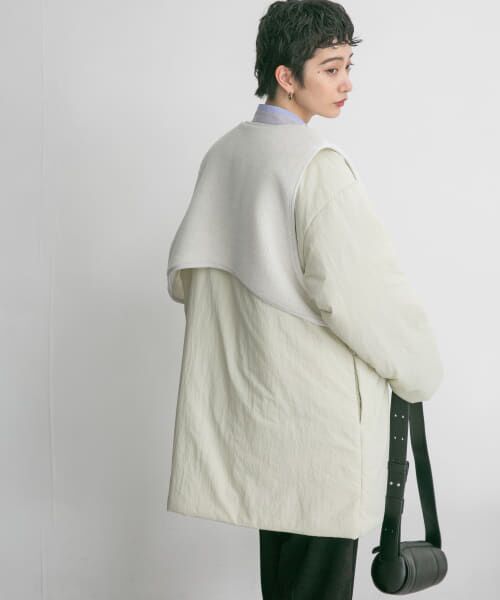 【セール】 ボアベストSET中綿ミドルコート （その他アウター）｜＊＊KBF / ケービーエフ ファッション通販 タカシマヤファッションスクエア