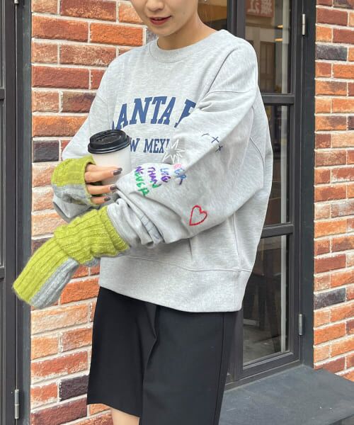 【セール】 エンブロイダリースウェット （スウェット）｜＊＊KBF / ケービーエフ ファッション通販 タカシマヤファッションスクエア