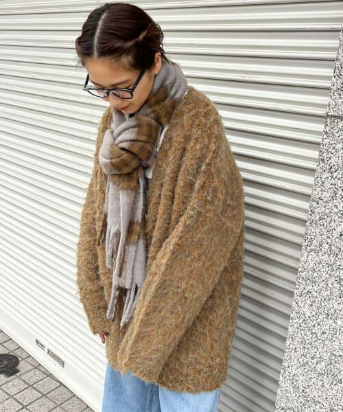 【セール】 シャギーBIGニットカーディガン （カーディガン・ボレロ）｜＊＊KBF / ケービーエフ ファッション通販 タカシマヤファッションスクエア