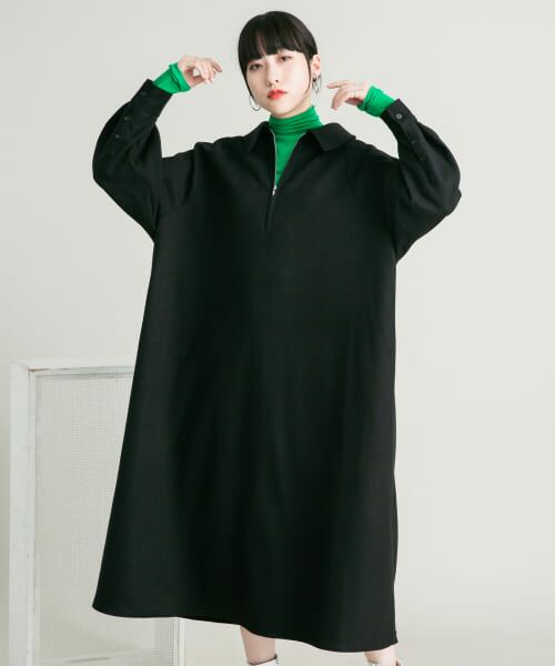 【セール】 ラグランZIPオーバーワンピース （ワンピース）｜＊＊KBF / ケービーエフ ファッション通販 タカシマヤファッションスクエア