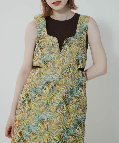 【セール】 サイドオープンジャガードワンピース （ワンピース）｜＊＊KBF / ケービーエフ ファッション通販 タカシマヤファッションスクエア