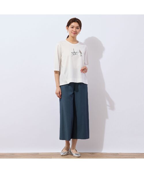 【セール】 【洗える】Lobin エッフェル塔柄Tシャツ （カットソー）｜LOBJIE / ロブジェ ファッション通販 タカシマヤファッションスクエア