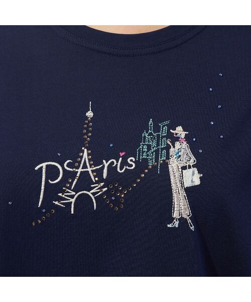 【セール】 【洗える】Lobin エッフェル塔柄Tシャツ （カットソー）｜LOBJIE / ロブジェ ファッション通販 タカシマヤファッションスクエア