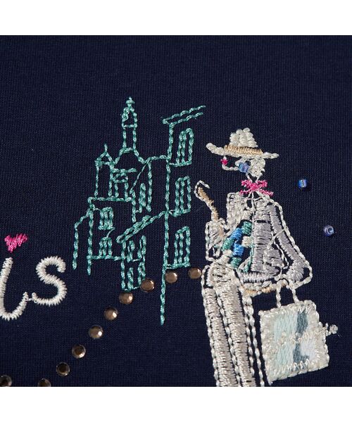 【セール】 【洗える】Lobin エッフェル塔柄Tシャツ （カットソー）｜LOBJIE / ロブジェ ファッション通販 タカシマヤファッションスクエア