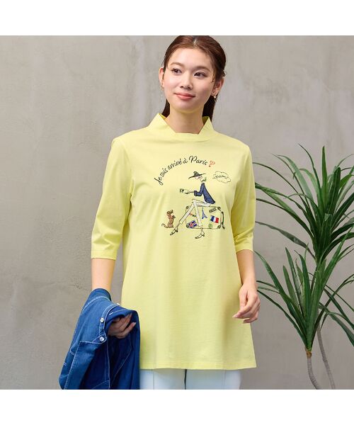 【洗える】Lobin キャリーバッグ柄チュニック （カットソー）｜LOBJIE / ロブジェ ファッション通販 タカシマヤファッションスクエア