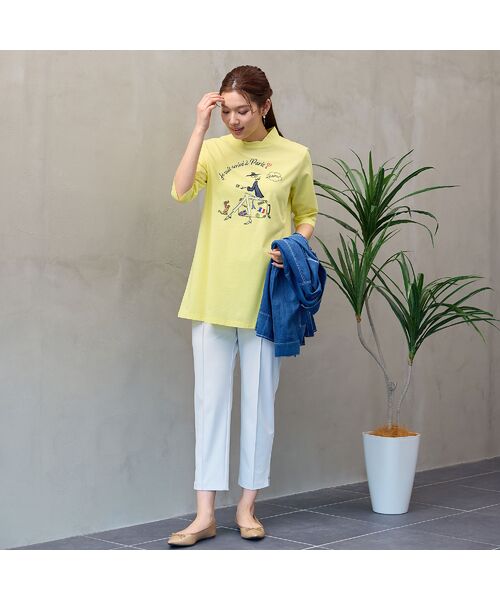 【洗える】Lobin キャリーバッグ柄チュニック （カットソー）｜LOBJIE / ロブジェ ファッション通販 タカシマヤファッションスクエア