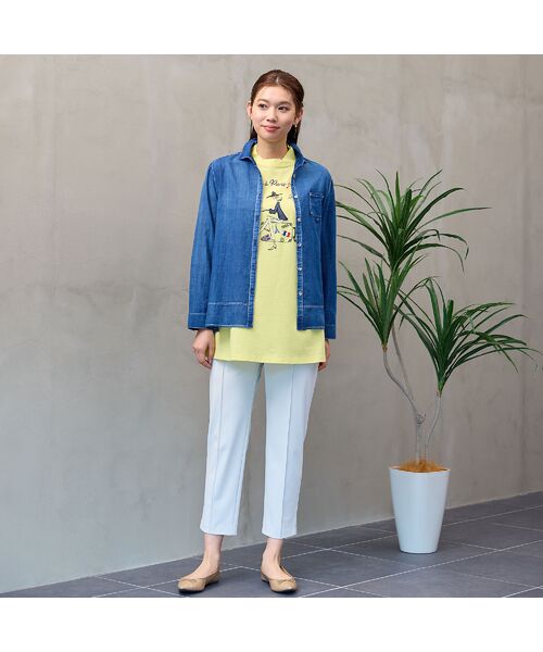 【洗える】Lobin キャリーバッグ柄チュニック （カットソー）｜LOBJIE / ロブジェ ファッション通販 タカシマヤファッションスクエア