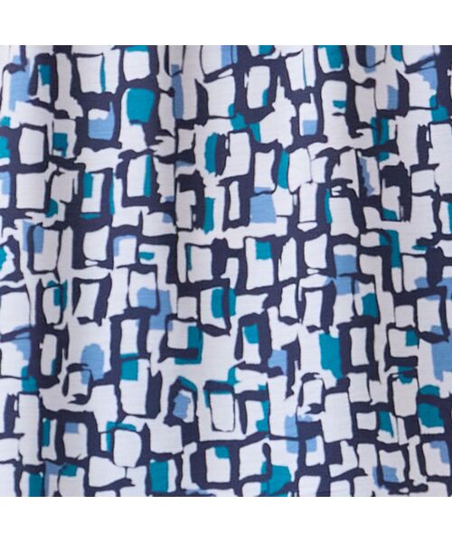 【洗える・日本製・セットアップ可能】幾何柄Tシャツ （カットソー）｜LOBJIE / ロブジェ ファッション通販 タカシマヤファッションスクエア