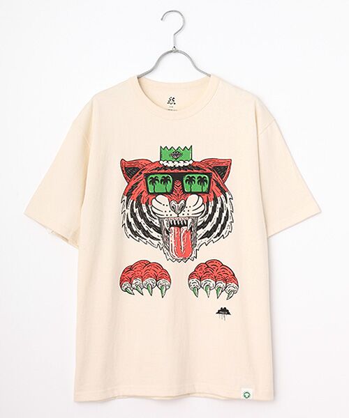 【モルガ】GOTS ORGANIC TEE SEW by EIJI ゴッツ認証キナリクルーネック3版プリントTシャツ （Tシャツ）｜maison de F / メゾンドエフ ファッション通販 ...