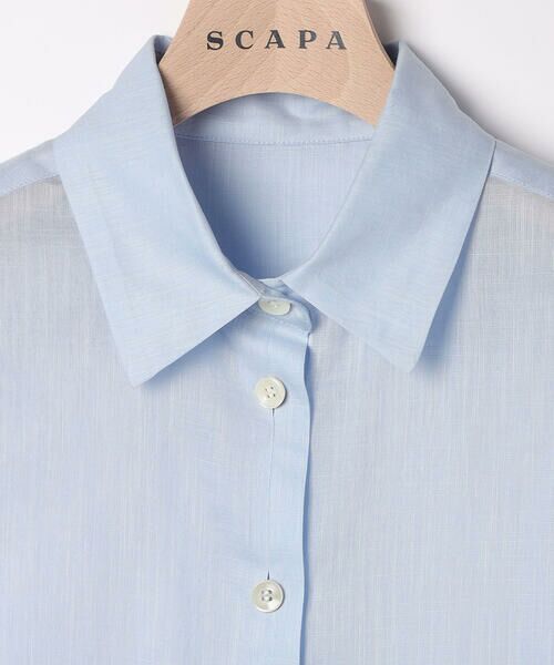 【セール】 スラブローンチュニックブラウス （シャツ・ブラウス）｜SCAPA Lサイズ / スキャパエルサイズ ファッション通販 タカシマヤファッションスクエア