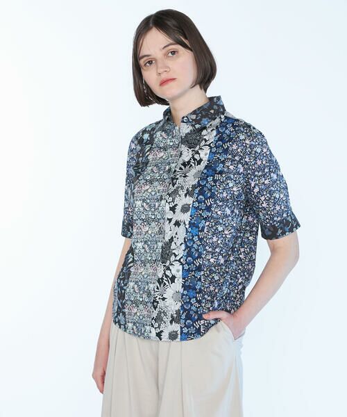 Liberty Printパッチワーク2ブラウス （シャツ・ブラウス）｜SCAPA Lサイズ / スキャパエルサイズ ファッション通販 タカシマヤファッションスクエア