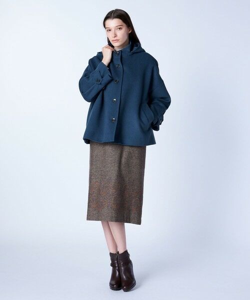 アンゴラビーバーショートコート （トレンチコート）｜SCAPA Lサイズ / スキャパエルサイズ ファッション通販 タカシマヤファッションスクエア