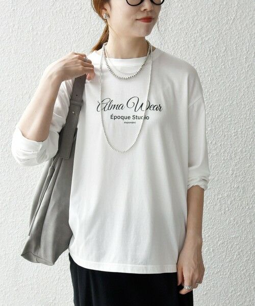 《予約》【SHIPS any別注】MONMIMI:〈洗濯機可能〉ロゴ プリント ロンTEE 25AW （Tシャツ）｜SHIPS for women / シップスウィメン ファッション通販 ...