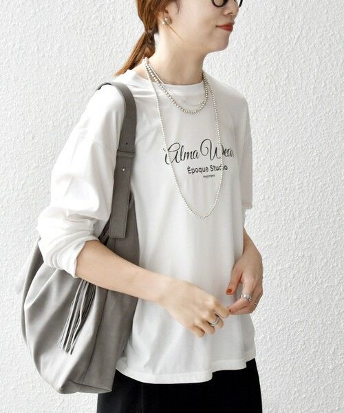 《予約》【SHIPS any別注】MONMIMI:〈洗濯機可能〉ロゴ プリント ロンTEE 25AW （Tシャツ）｜SHIPS for women / シップスウィメン ファッション通販 ...