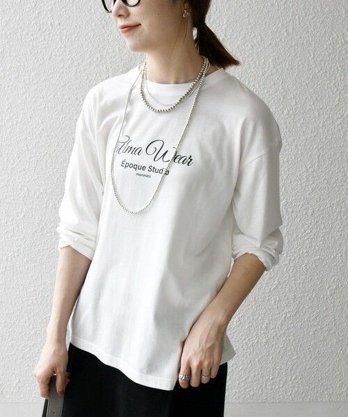 《予約》【SHIPS any別注】MONMIMI:〈洗濯機可能〉ロゴ プリント ロンTEE 25AW （Tシャツ）｜SHIPS for women / シップスウィメン ファッション通販 ...